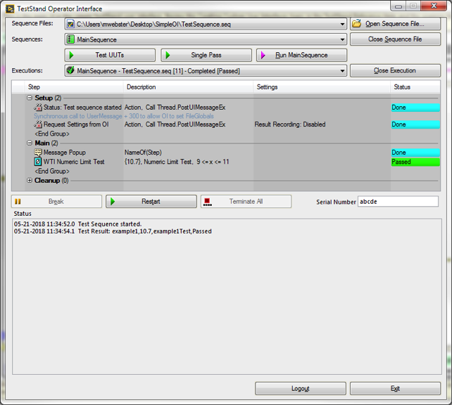 Custom Step Types in NI TestStand